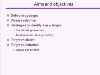 DRUG TARGET DISCOVERY | PPTX