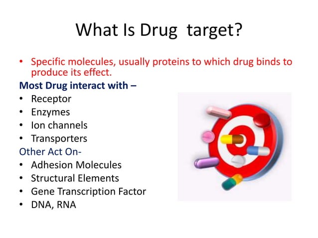 DRUG TARGET DISCOVERY | PPTX | Cancer | Diseases and Conditions