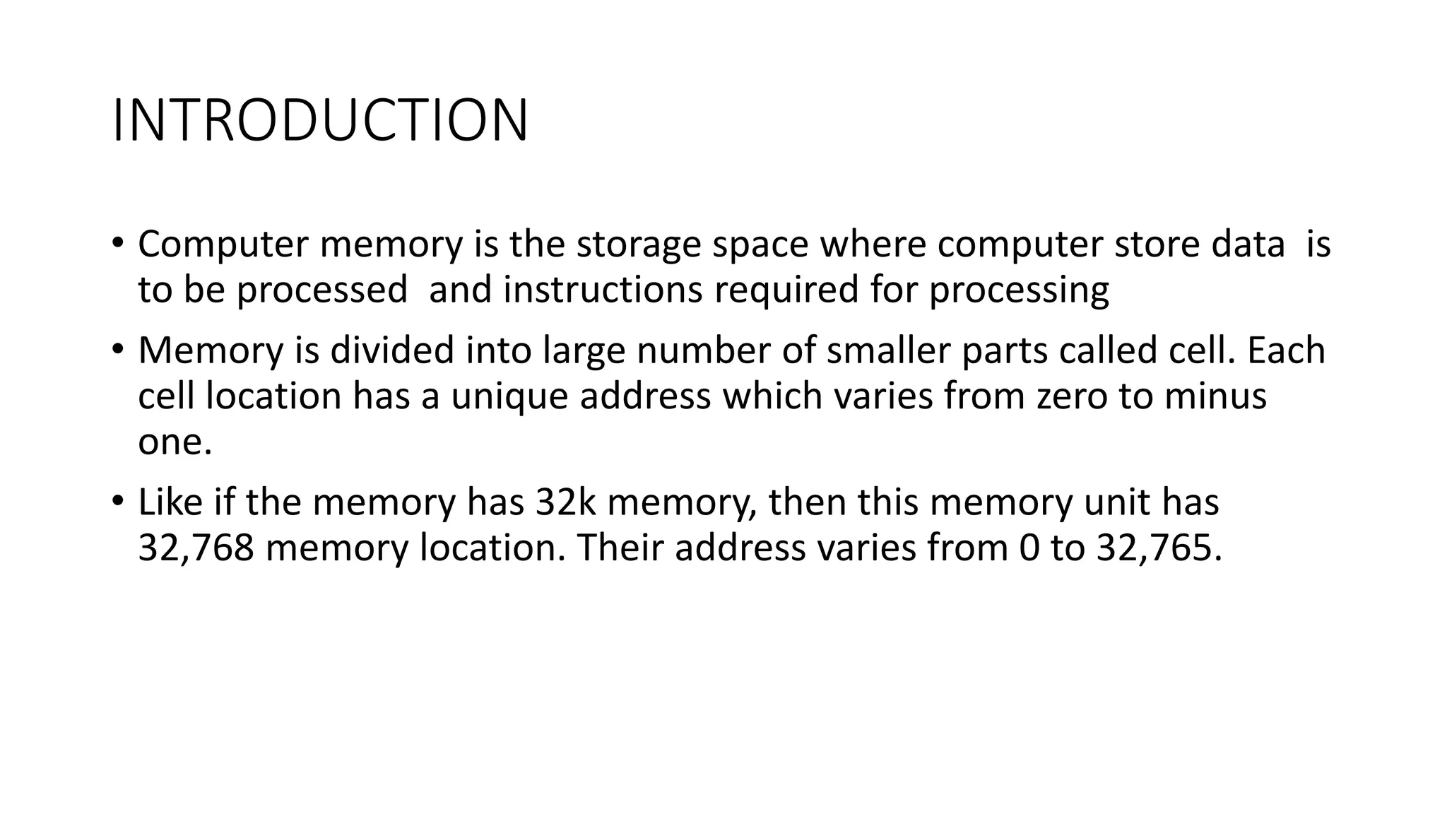 Semiconductor memory | PPTX | Data Storage and Warehousing | Computing