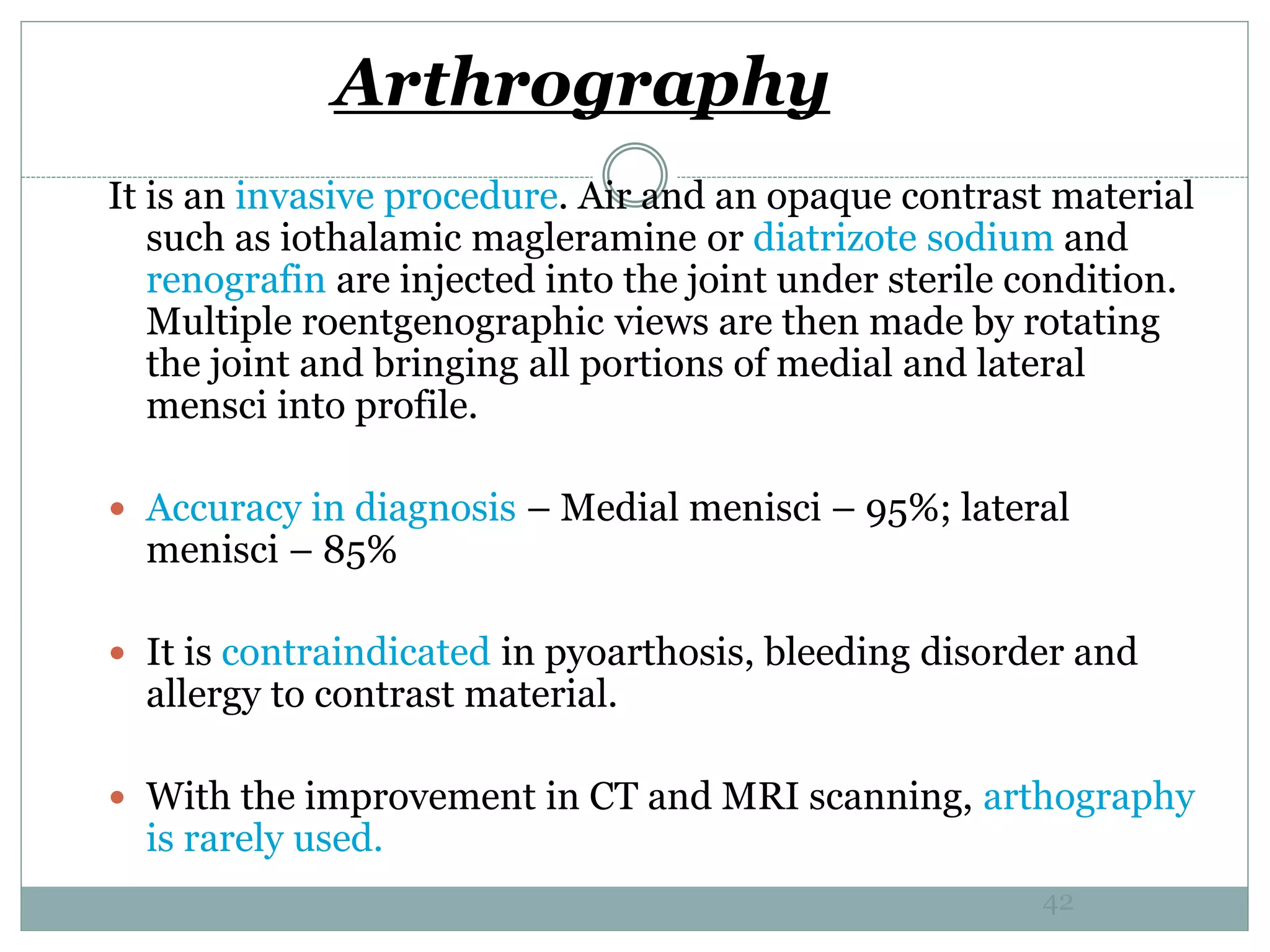 meniscal injuries | PPTX