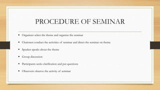 Seminar method | PPTX