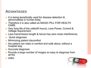 Seminar on microelectronic pill | PPTX