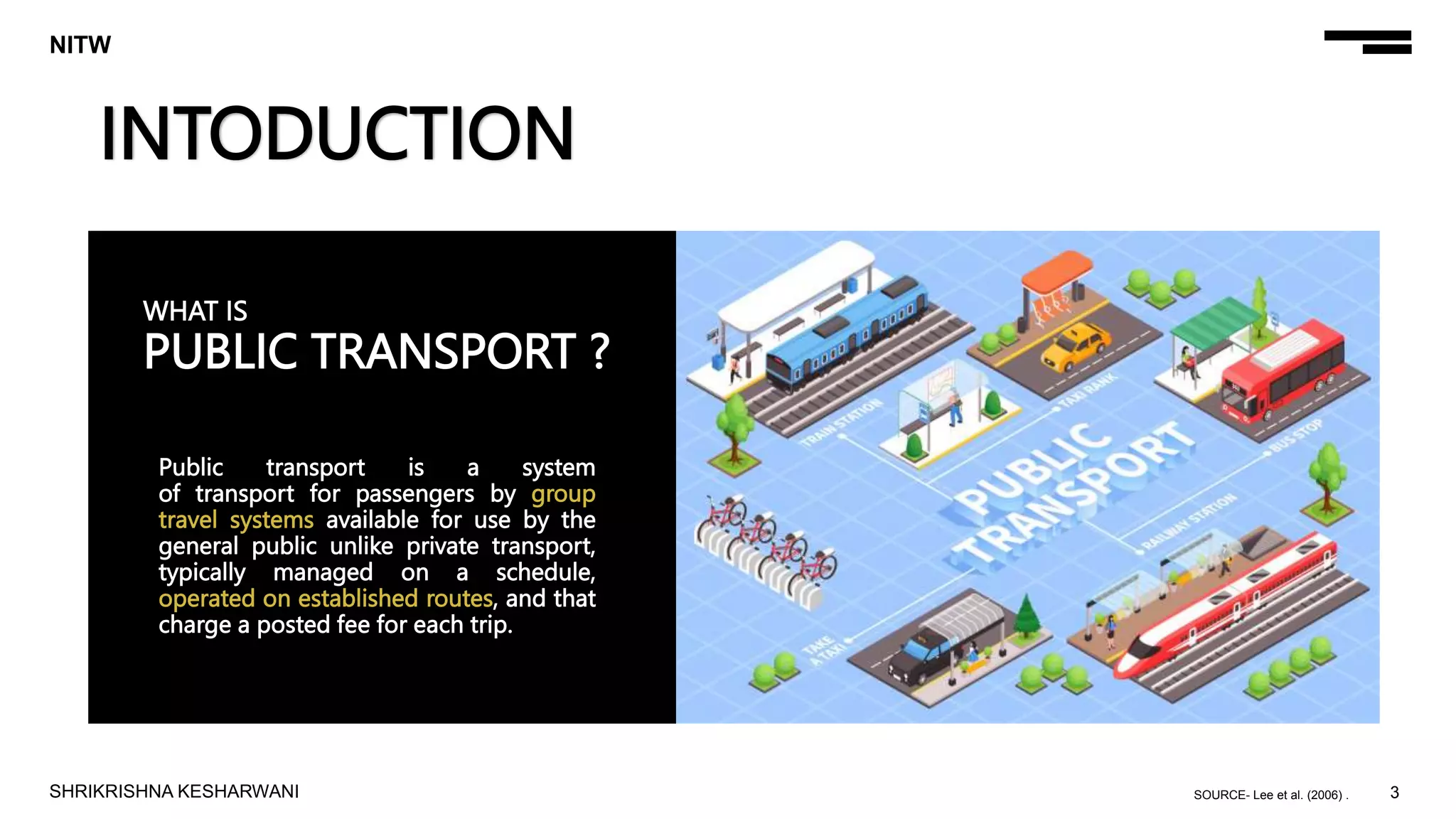 Innovations in Public Transportation | PPTX