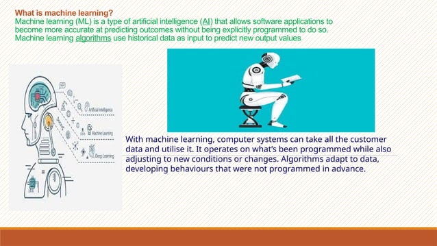 Machine learning presentation algorithm. | PPT