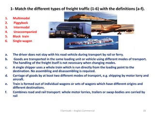 Modes of Transport in Logistics | PDF