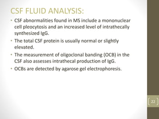 Multiple Sclerosis SEMINAR | PPTX