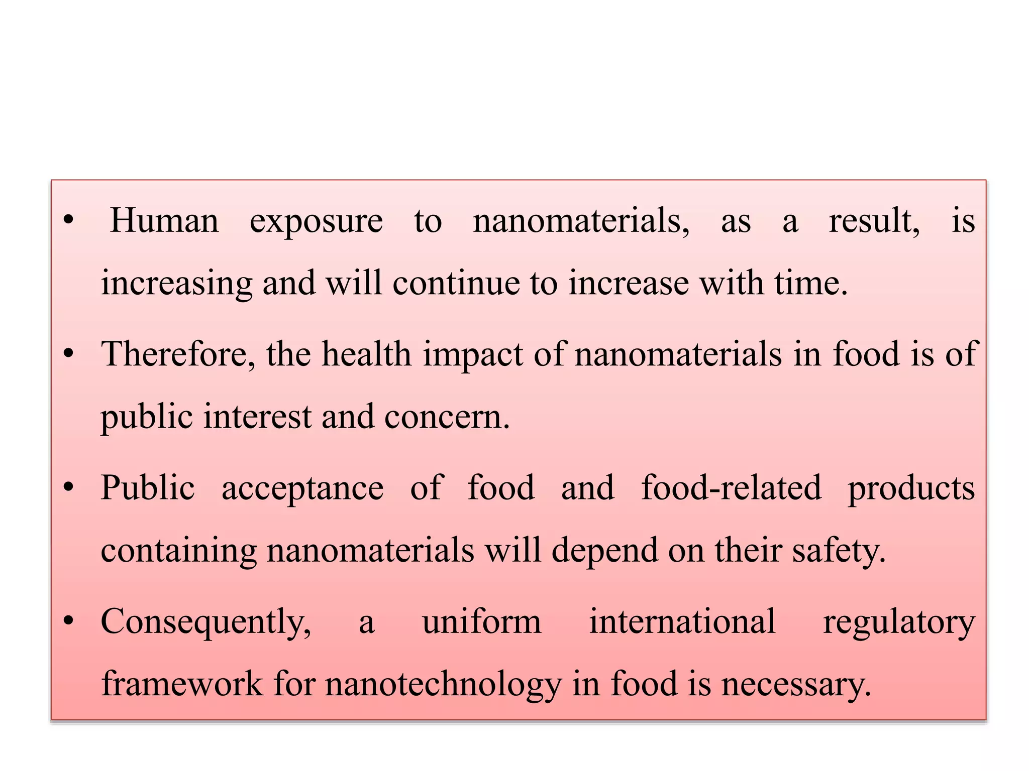Nanotechnology in Food Industries | PPTX