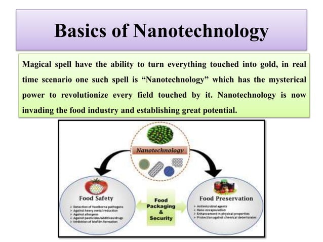 Nanotechnology in Food Industries | PPTX