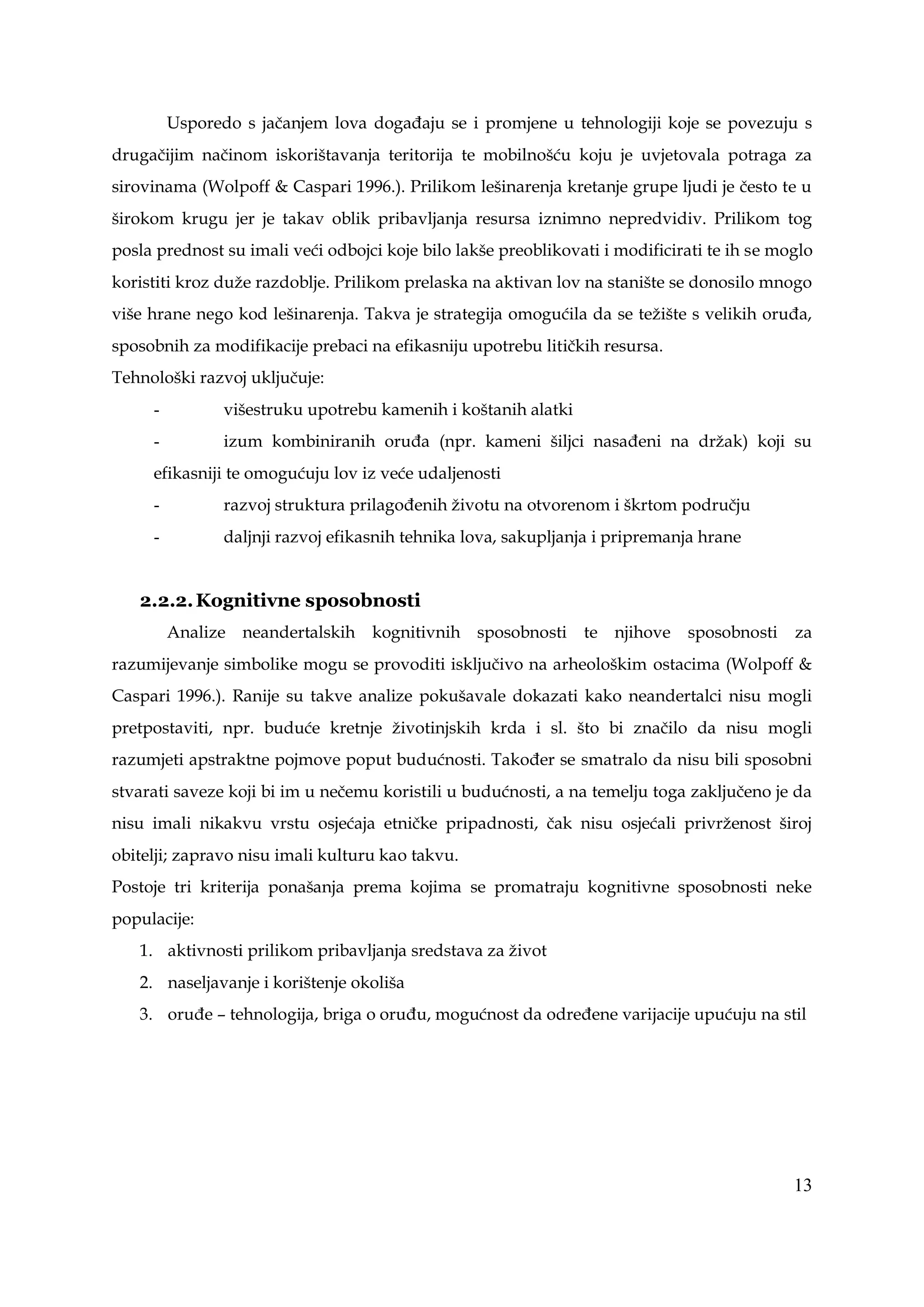 Seminar neandertalci moderni ljudi | PDF