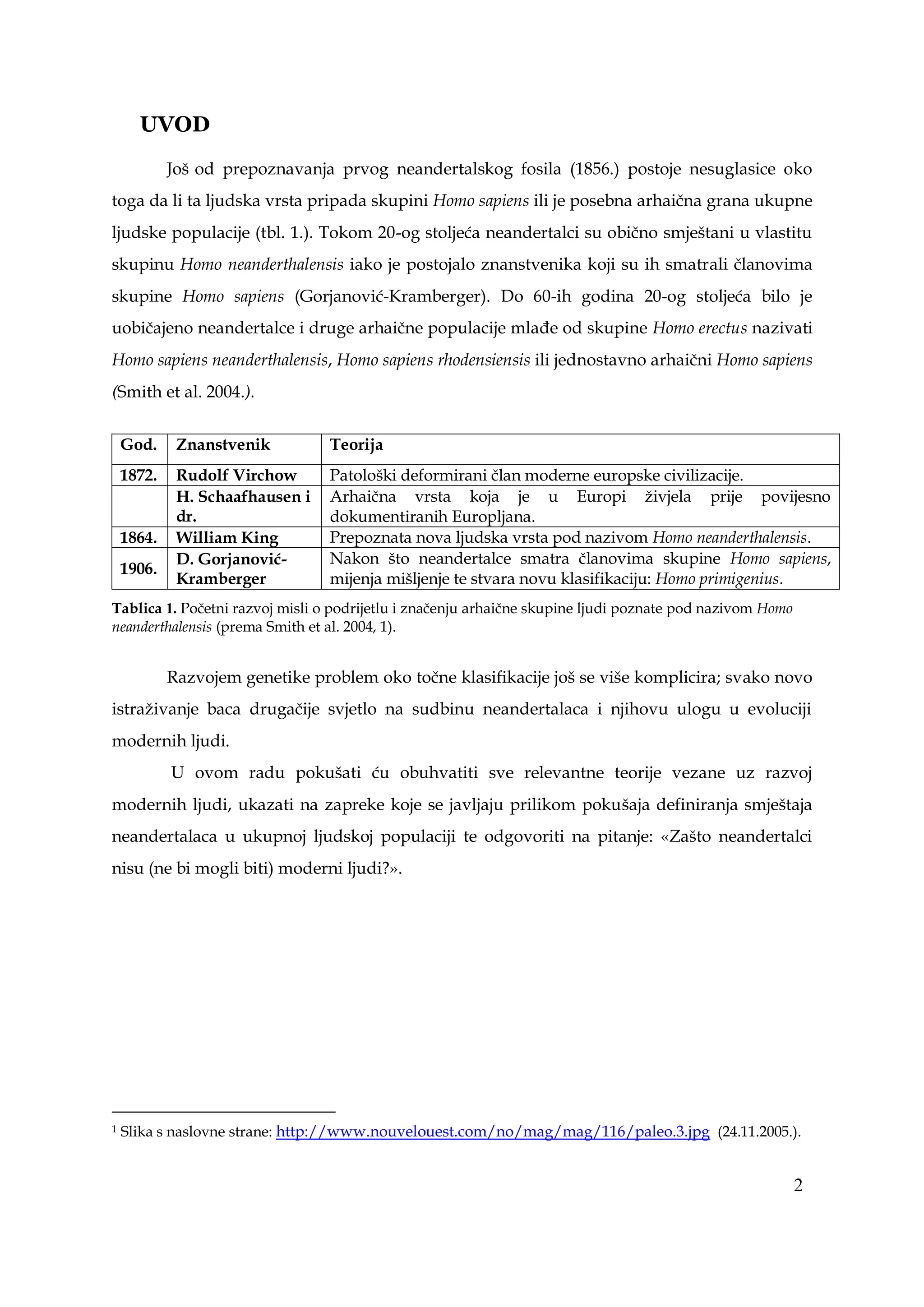 Seminar neandertalci moderni ljudi | PDF