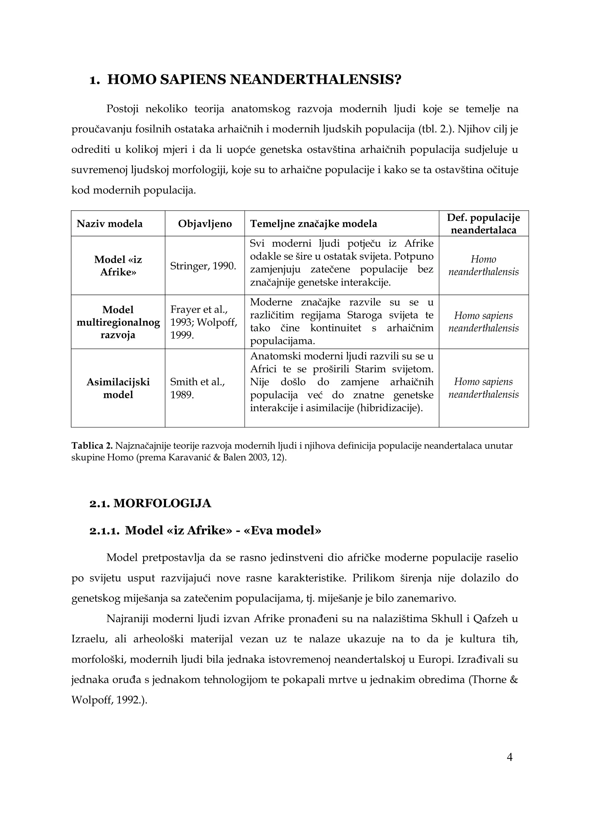 Seminar neandertalci moderni ljudi | PDF