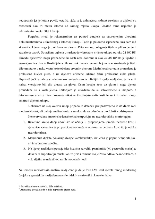 Seminar neandertalci moderni ljudi | PDF