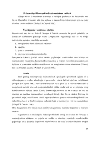 Seminar neandertalci moderni ljudi | PDF