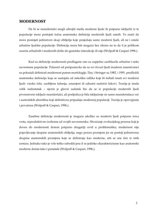 Seminar neandertalci moderni ljudi | PDF