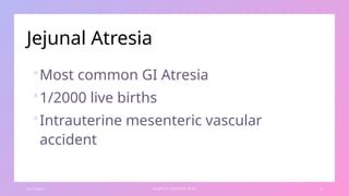 SEMINAR neonate INTESTINal obstruction highlighting duodenal atresia ...