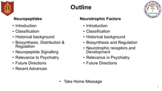 Neuropeptides and Neurotrophic Factors | PPTX