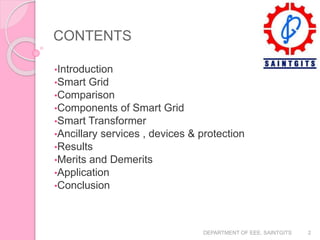 SMART GRID AND SMART TRANSFORMERS | PPTX