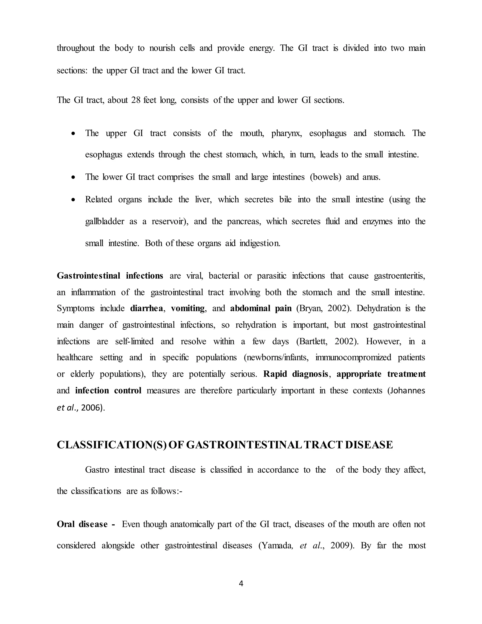Gastrointestinal tract diesease | DOCX | Digestive Disorders | Diseases ...