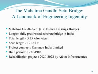 Gandhi Setu Bridge Patna that is the Longest fully prestressed concrete ...