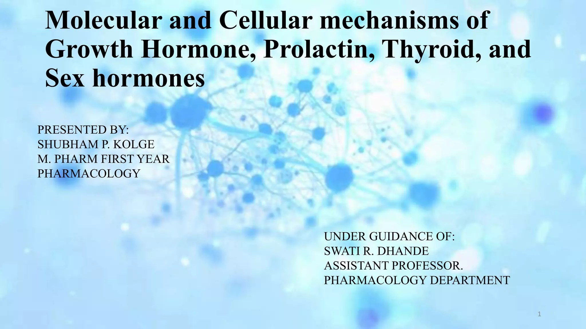 Introduction to Hormones | PPTX