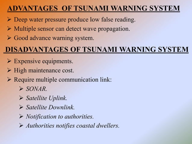 Tsunami Warning System | PPTX