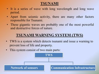 Tsunami Warning System | PPTX