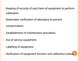 DATION OF EQUIPMENT ICH AND WHO GUIDELINES FOR CALIBRATION AND ...