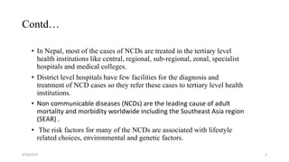 Management of NCDs in PHC setting | PPTX