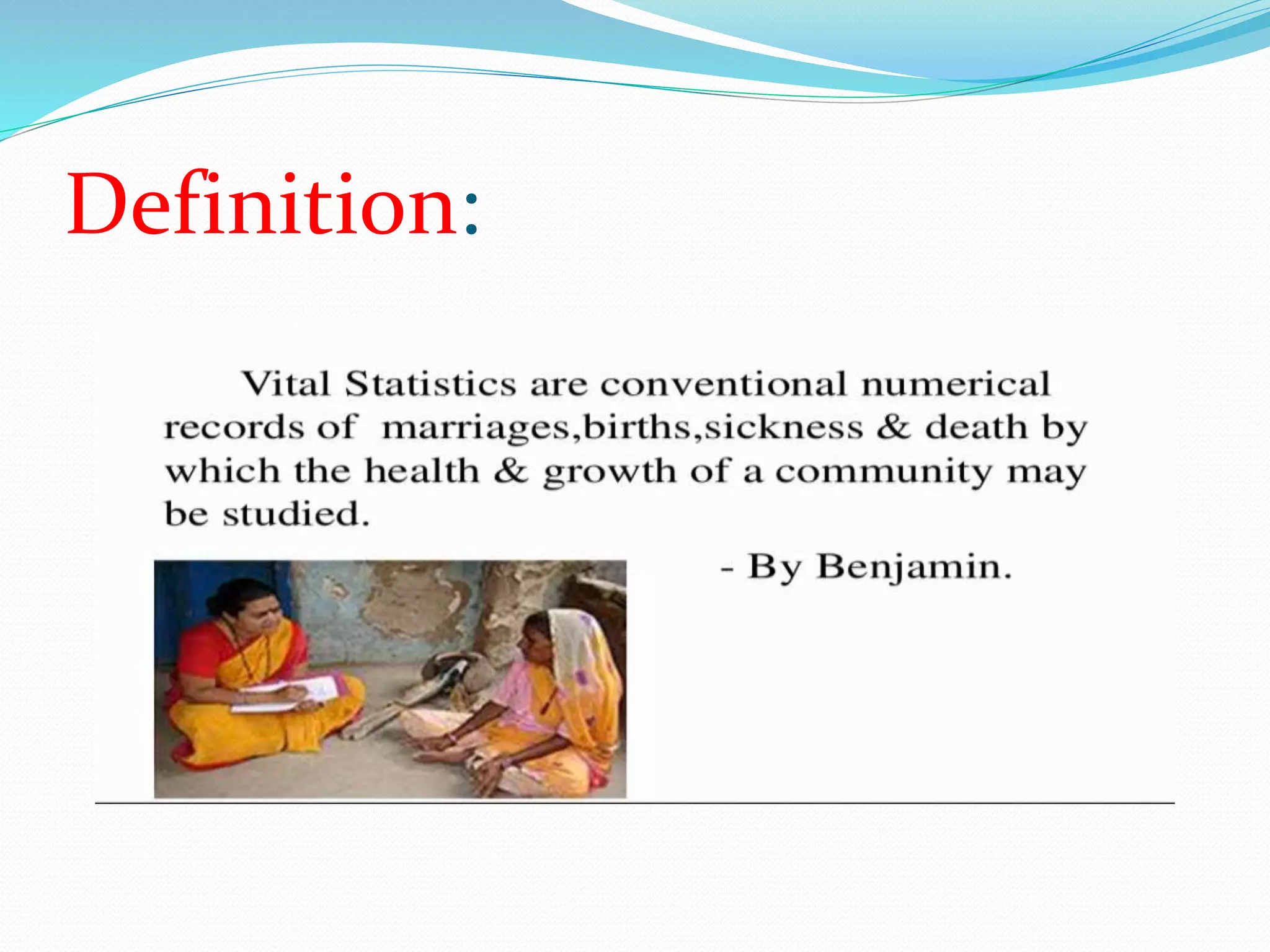 Vital statistics | PPTX