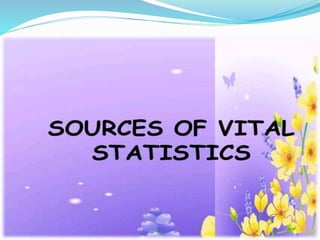 Vital statistics | PPTX