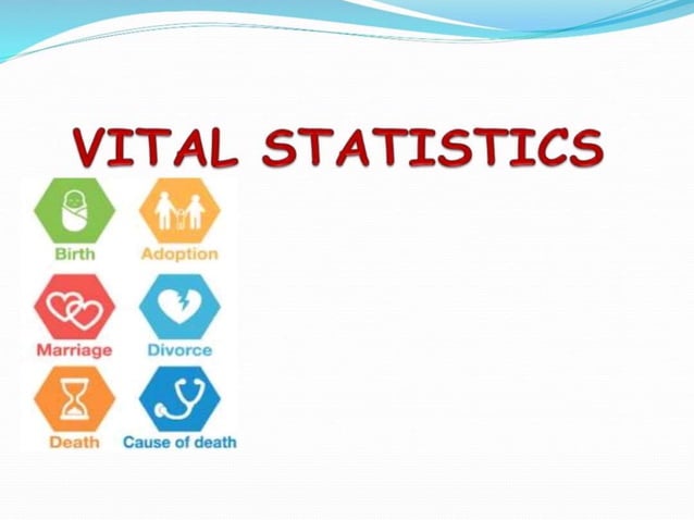 Vital statistics | PPTX