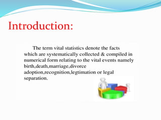 Vital statistics | PPTX