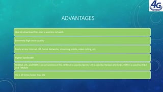 Seminar on 4g | PPTX | Internet | Computing