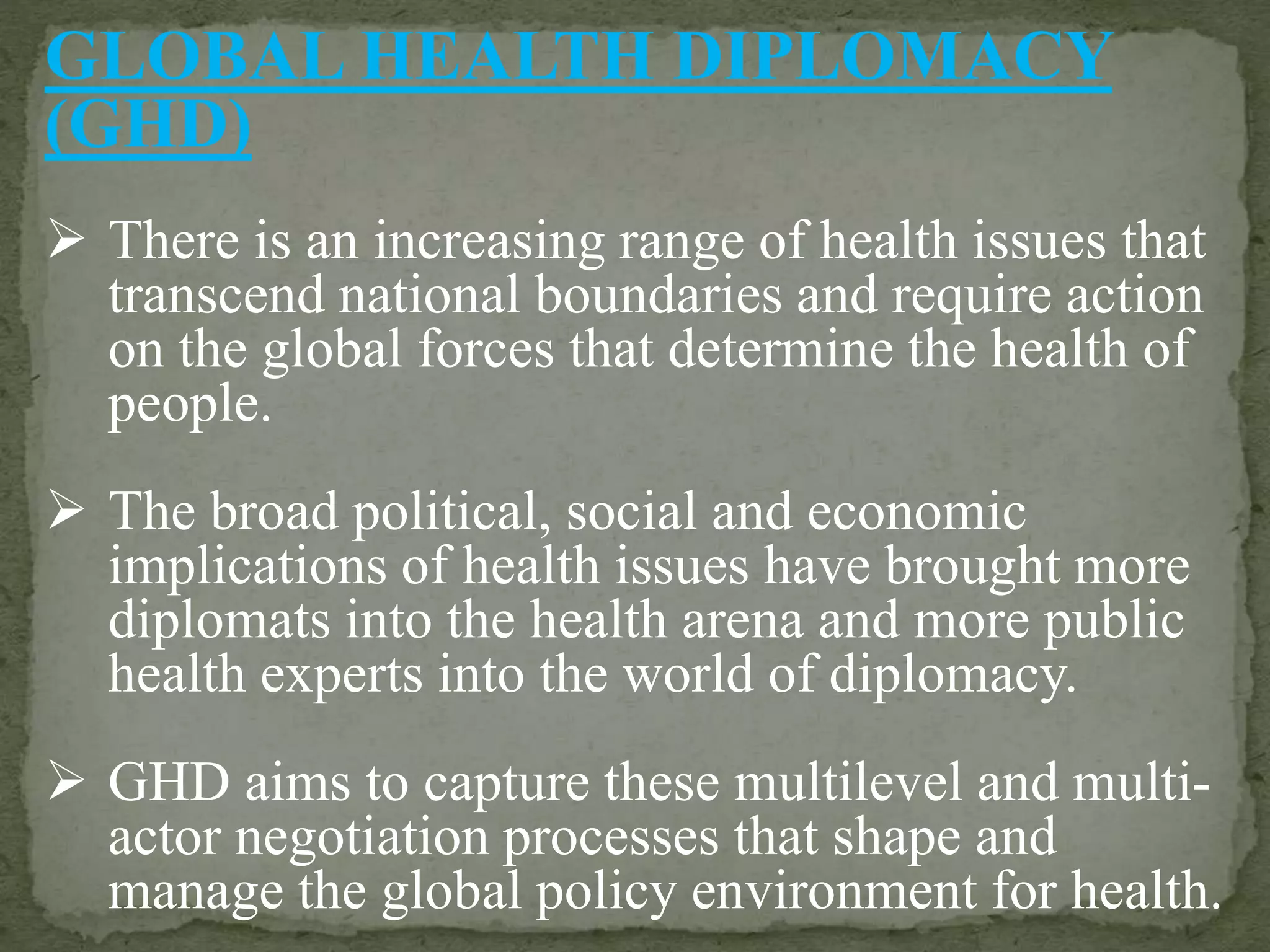 Global Health Care Challenges and Trends | PPTX