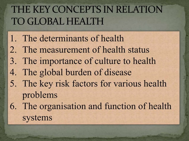 Global Health Care Challenges and Trends | PPTX