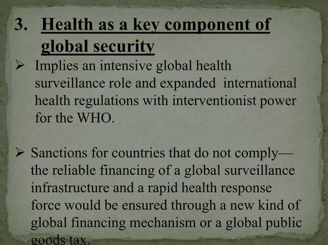 Global Health Care Challenges and Trends | PPTX