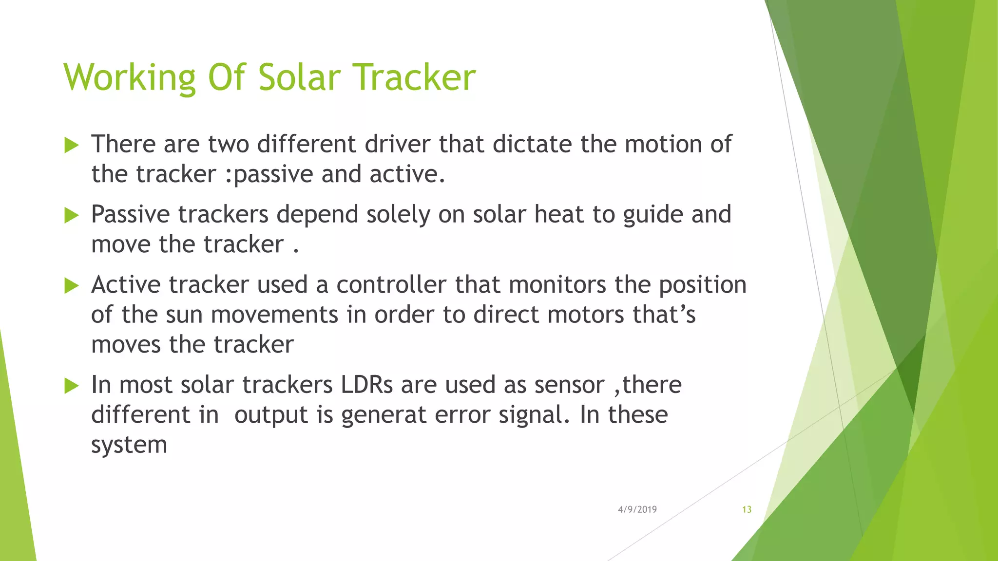 Seminar on AUTOMATIC SOLAR TRACKING SYSTEM | PPTX