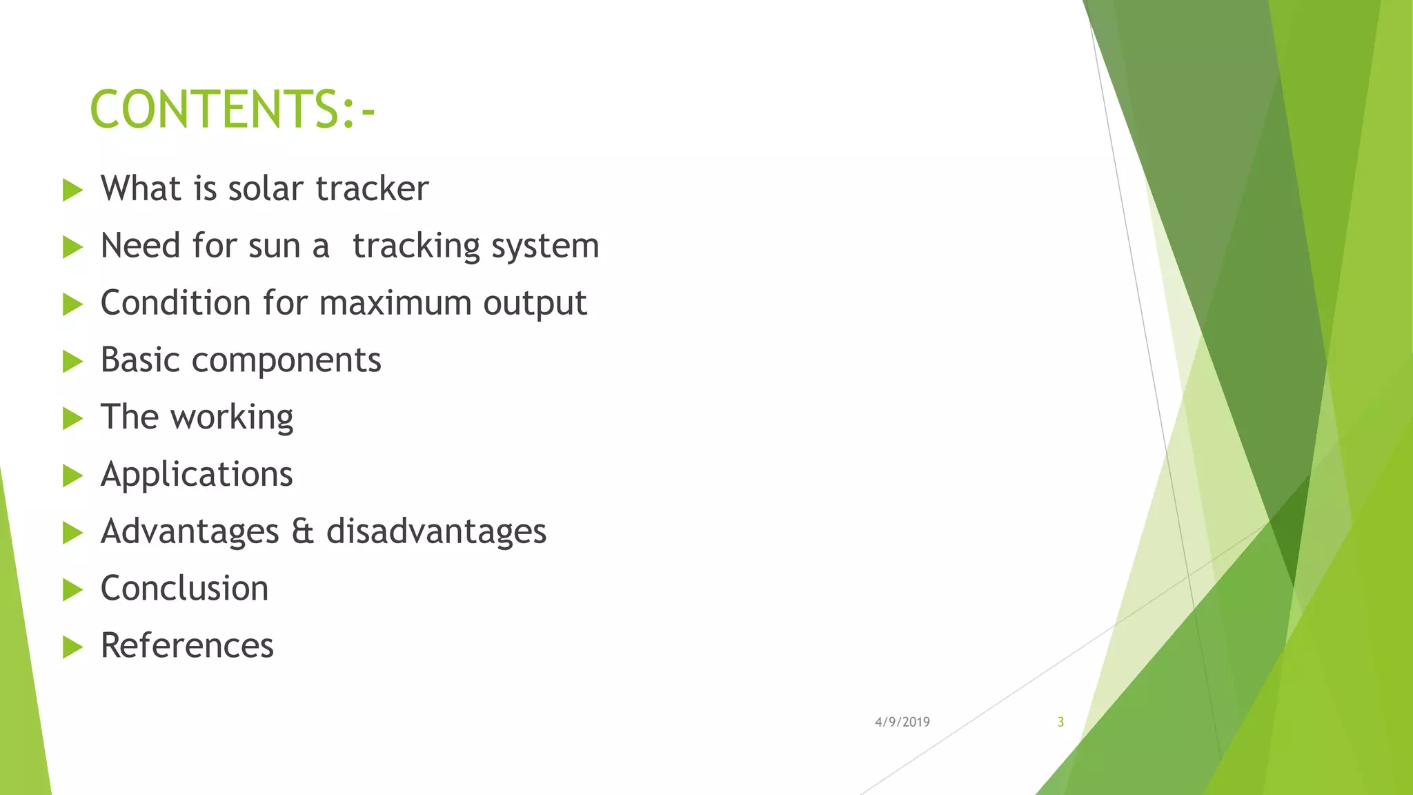 Seminar on AUTOMATIC SOLAR TRACKING SYSTEM | PPTX