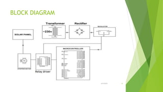 Seminar on AUTOMATIC SOLAR TRACKING SYSTEM | PPTX