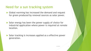 Seminar on AUTOMATIC SOLAR TRACKING SYSTEM | PPTX