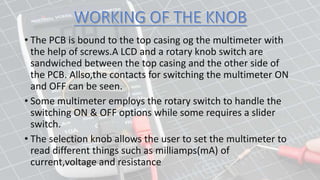 DIGITAL MULTIMETER PPT | PPTX