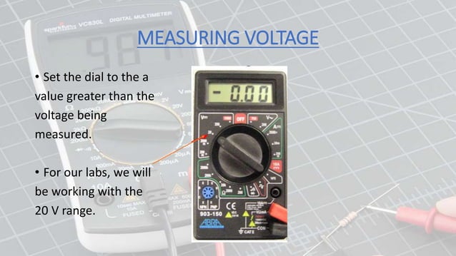 DIGITAL MULTIMETER PPT | PPTX | Physics | Science