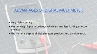 DIGITAL MULTIMETER PPT | PPTX
