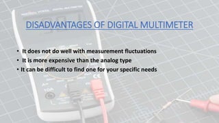 DIGITAL MULTIMETER PPT | PPTX