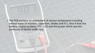 DIGITAL MULTIMETER PPT | PPTX