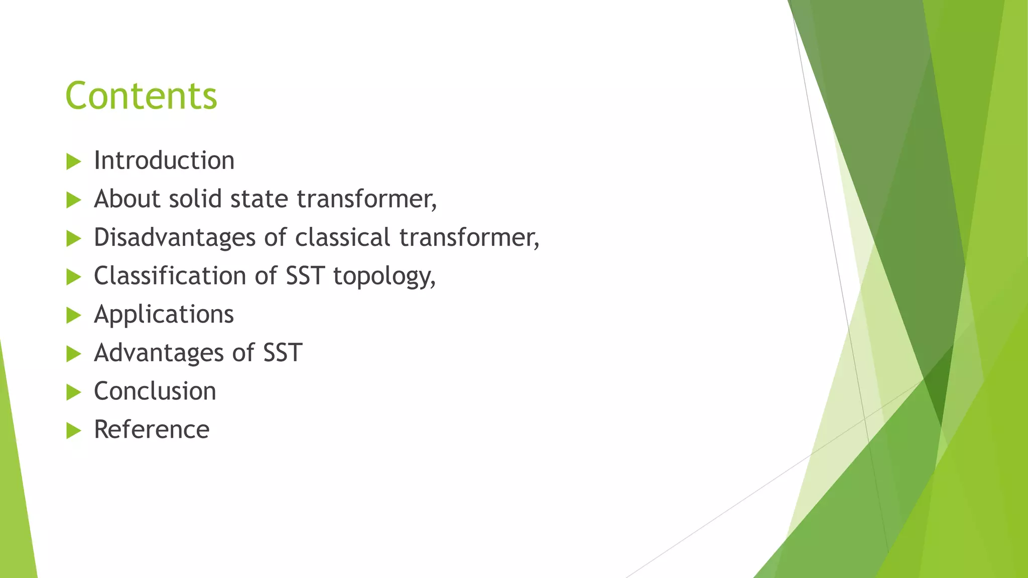 About SOLID STATE TRANSFORMER | PPTX | Computer Networking | Computing
