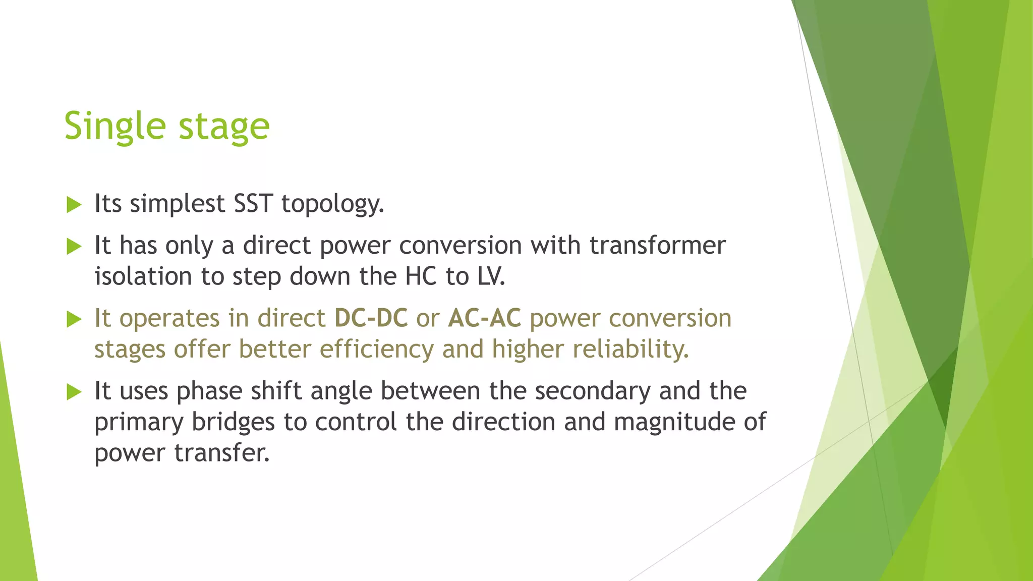 About SOLID STATE TRANSFORMER | PPTX