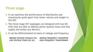 About SOLID STATE TRANSFORMER | PPTX