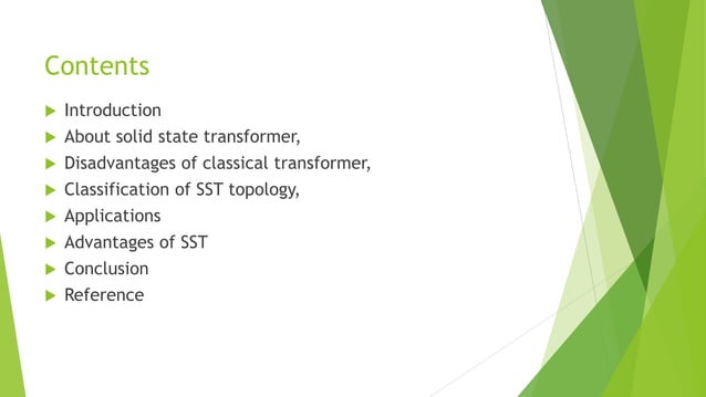 About SOLID STATE TRANSFORMER | PPTX | Computer Networking | Computing