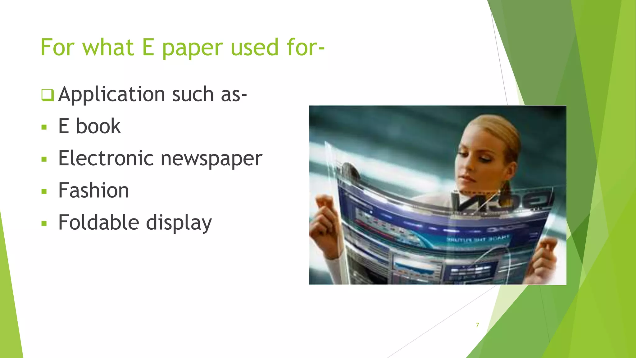 Seminar on electronic paper | PPTX | Tablets and E-readers | Consumer ...